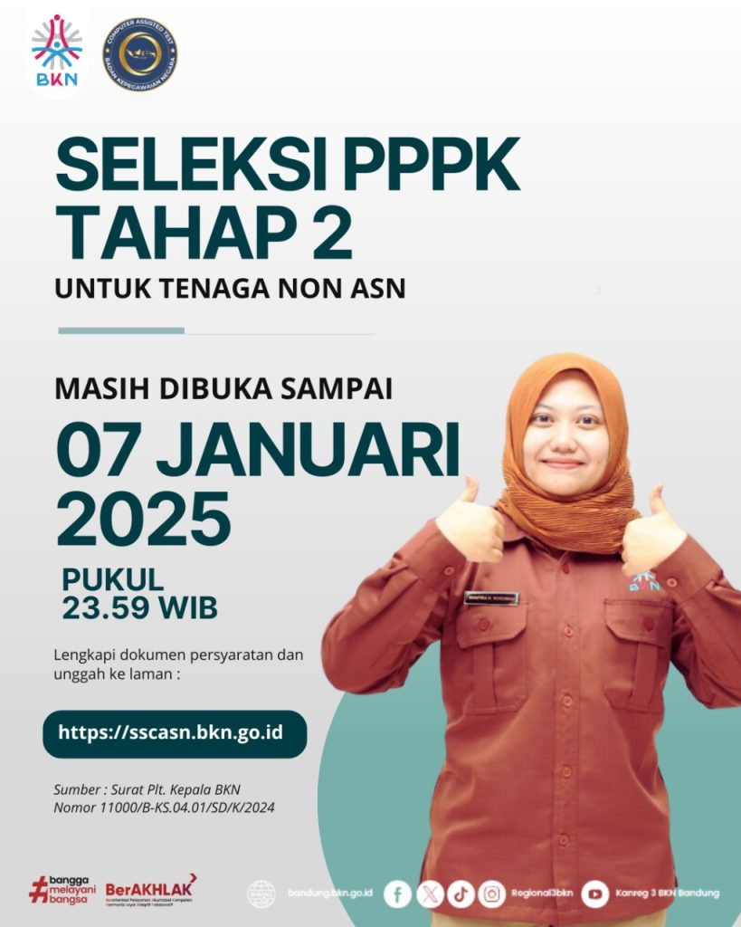 Penyesuaian Jadwal Seleksi Pengadaan Pegawai Pemerintah Dengan Perjanjian Kerja Tahun Anggaran ...